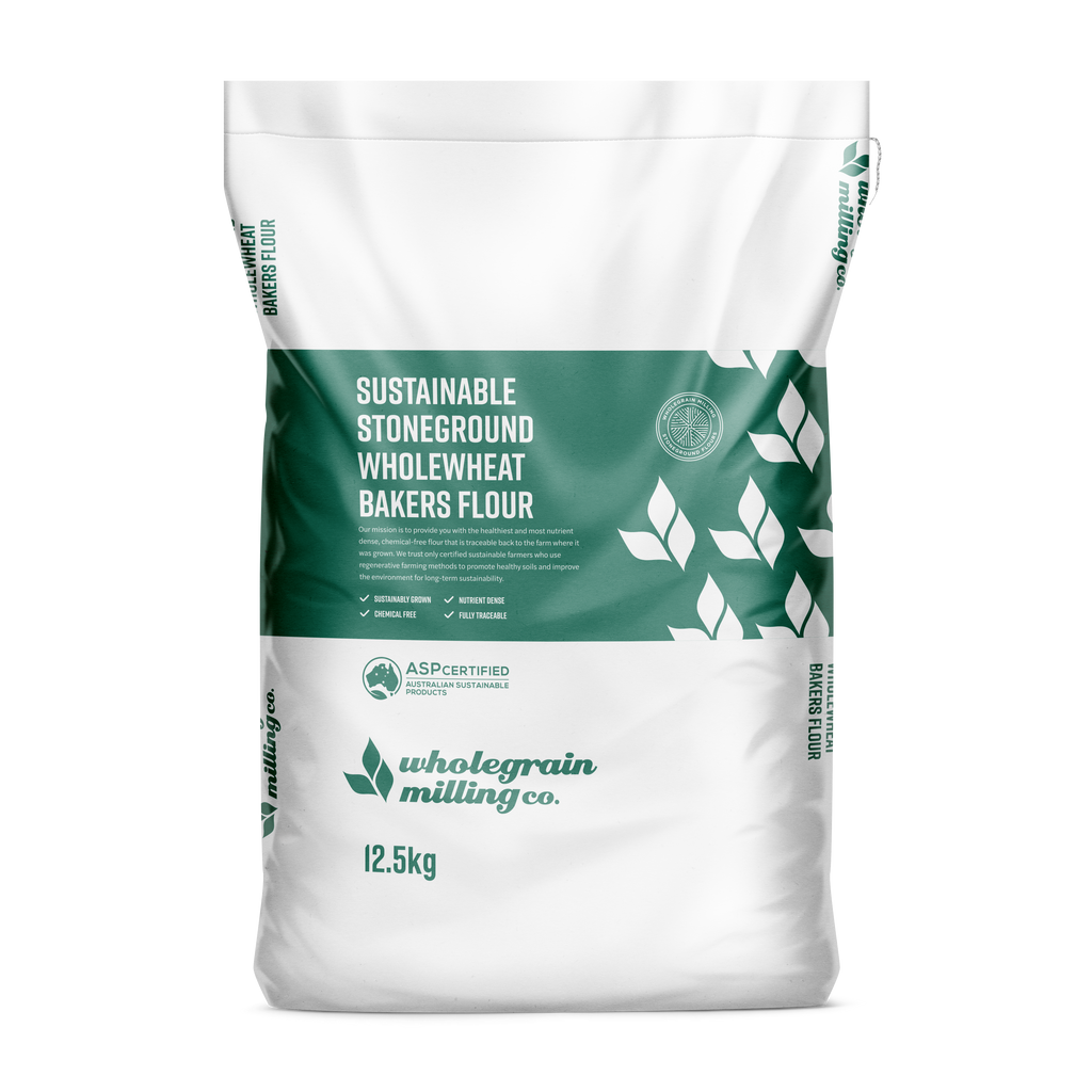 Sustainable Stoneground Wholewheat Bakers Flour 12.5kg – Sourdough Supplies